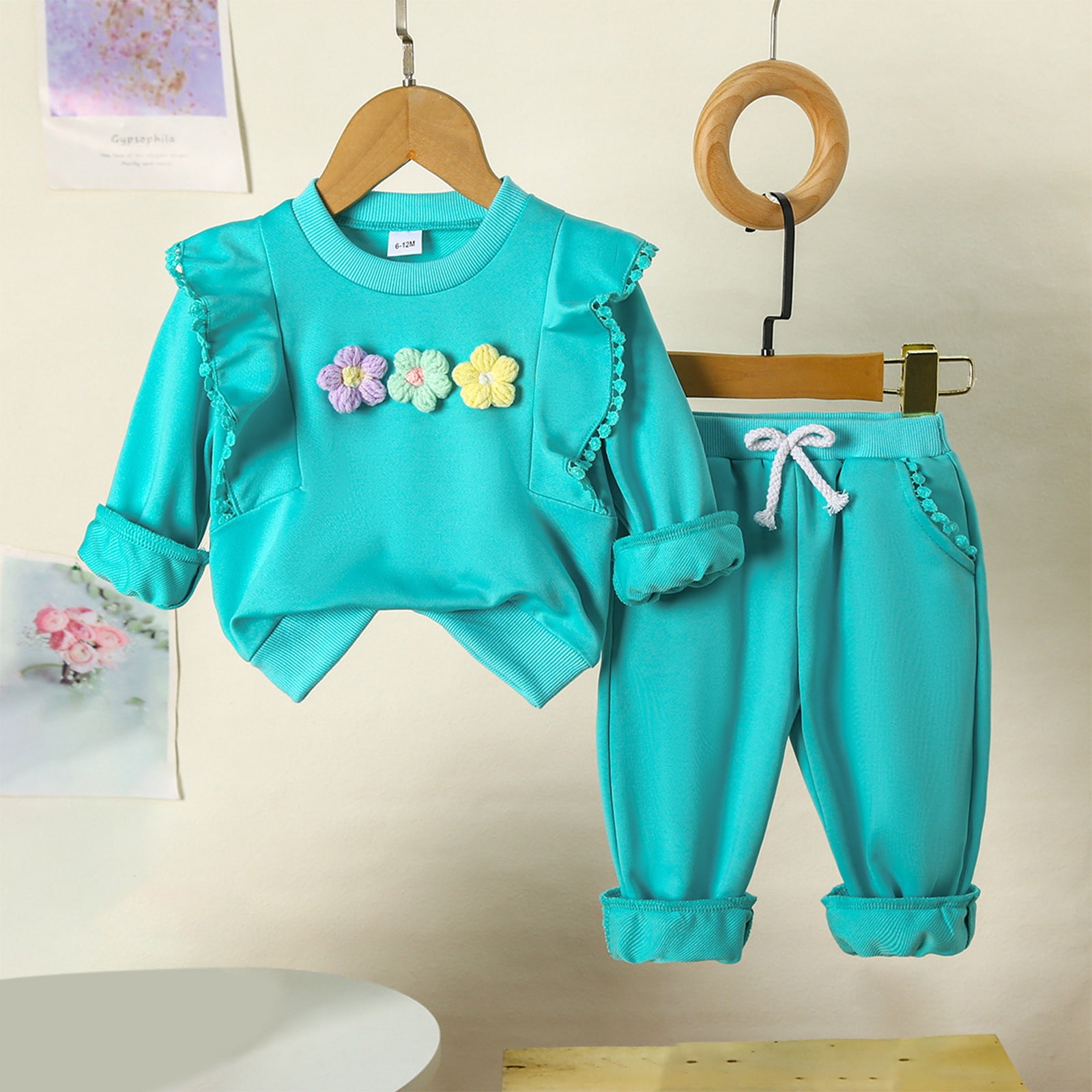 ATOGUTA Outfits for Girls Kids Clothes Long Sleeve Shirts and Long ...