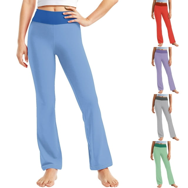 ATOGUTA Pants Girls Size 2T-13 Stretch Pants Girls Elastic Waistband ...