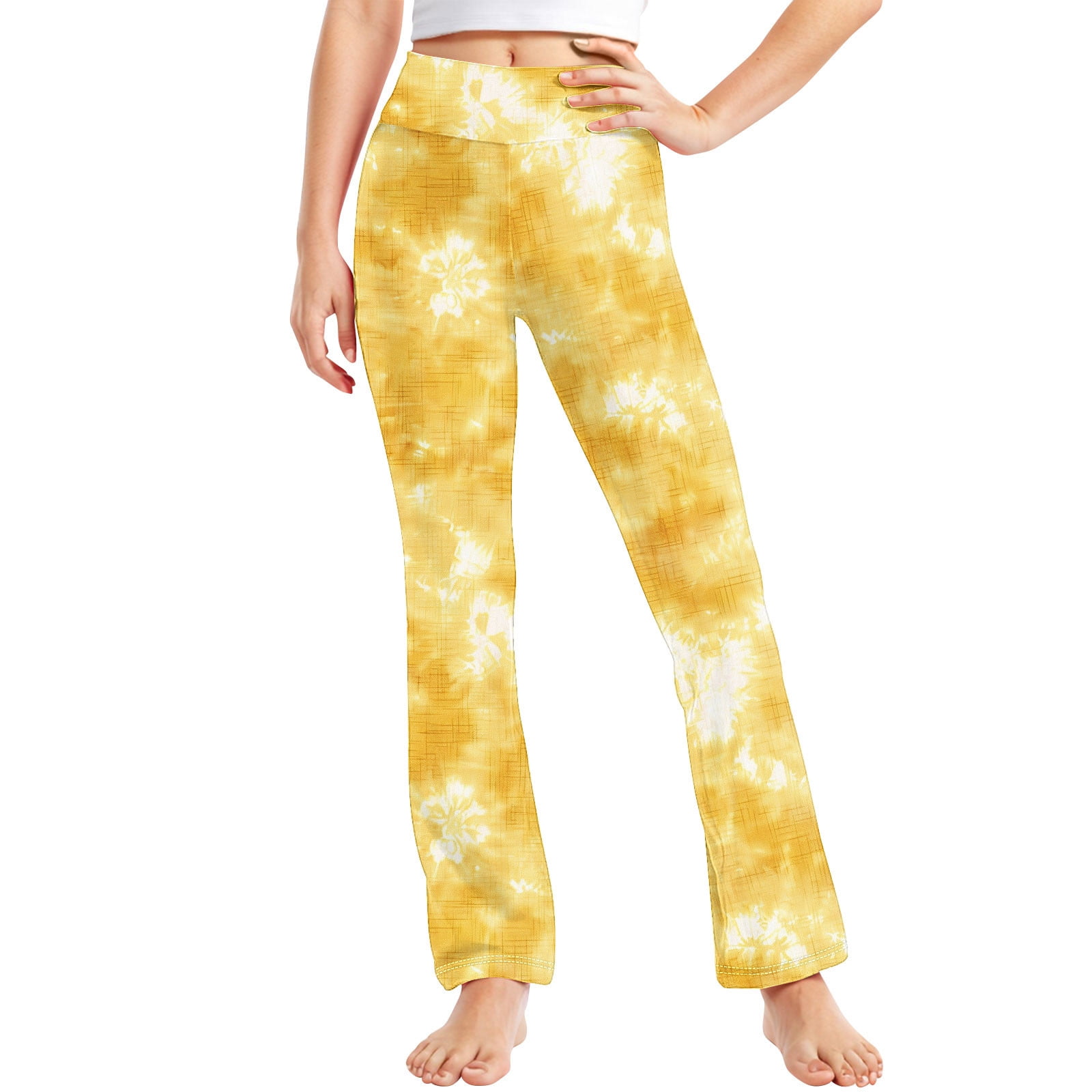 ATOGUTA Pants for Teen Girls Size 2T-13 High Rise Everyday Straight Leg ...