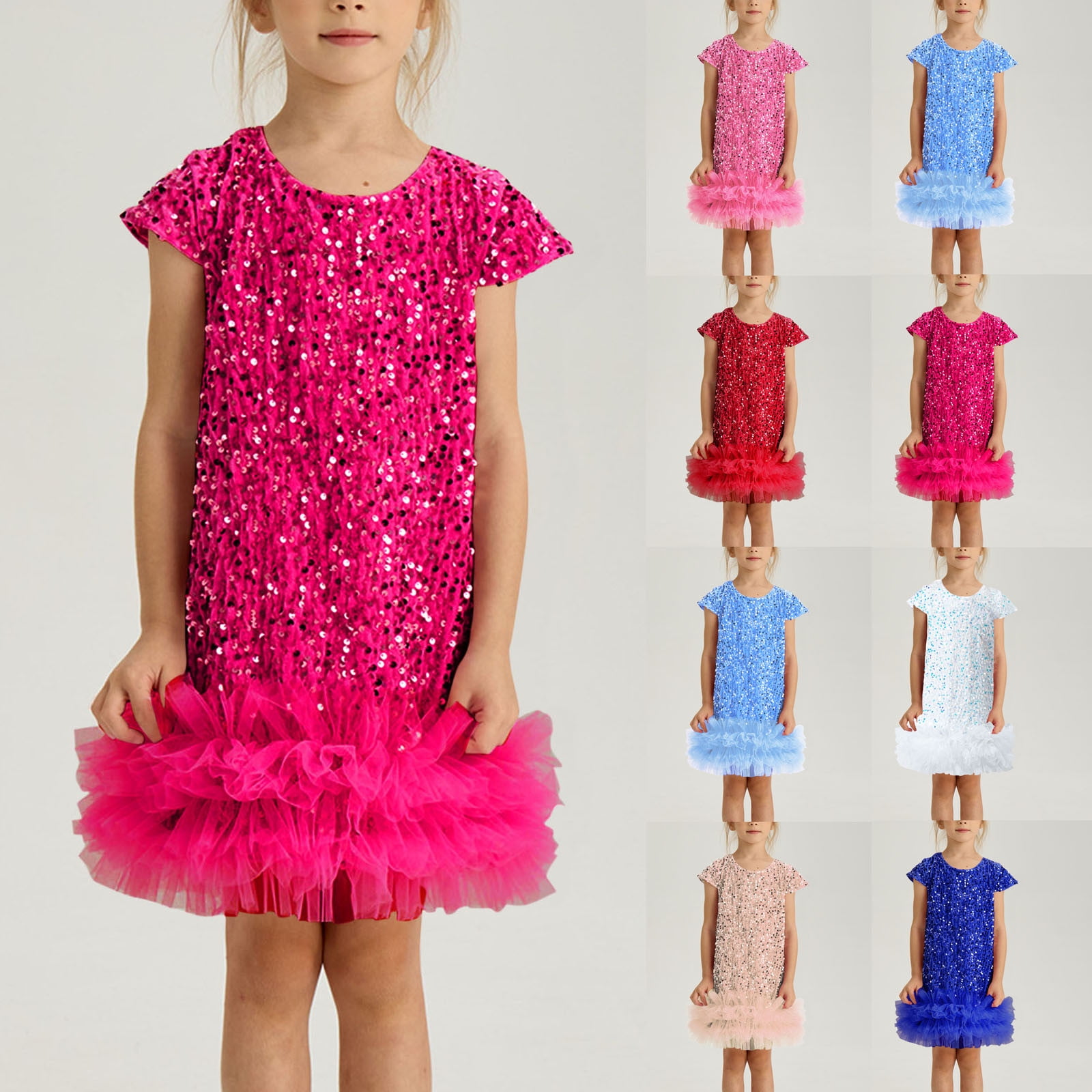 ATOGUTA Party Dresses for Girls Tulle Party Birthday Poster Formal ...