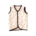 ATOGUTA Quilted Vest Girls Sleeveless Warm Jacket Fall Winter Button ...