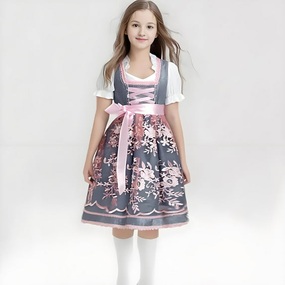 ATOGUTA School Uniform Girls Dress A-line Dress Sundress Casual Dress ...
