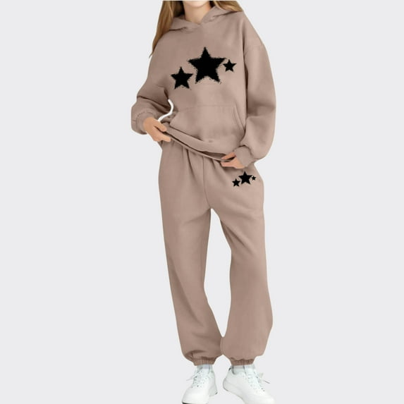 ATOGUTA Sets For Girls Sweatsuits Kids Hoodie Sweatshirt and Sweatpants ...