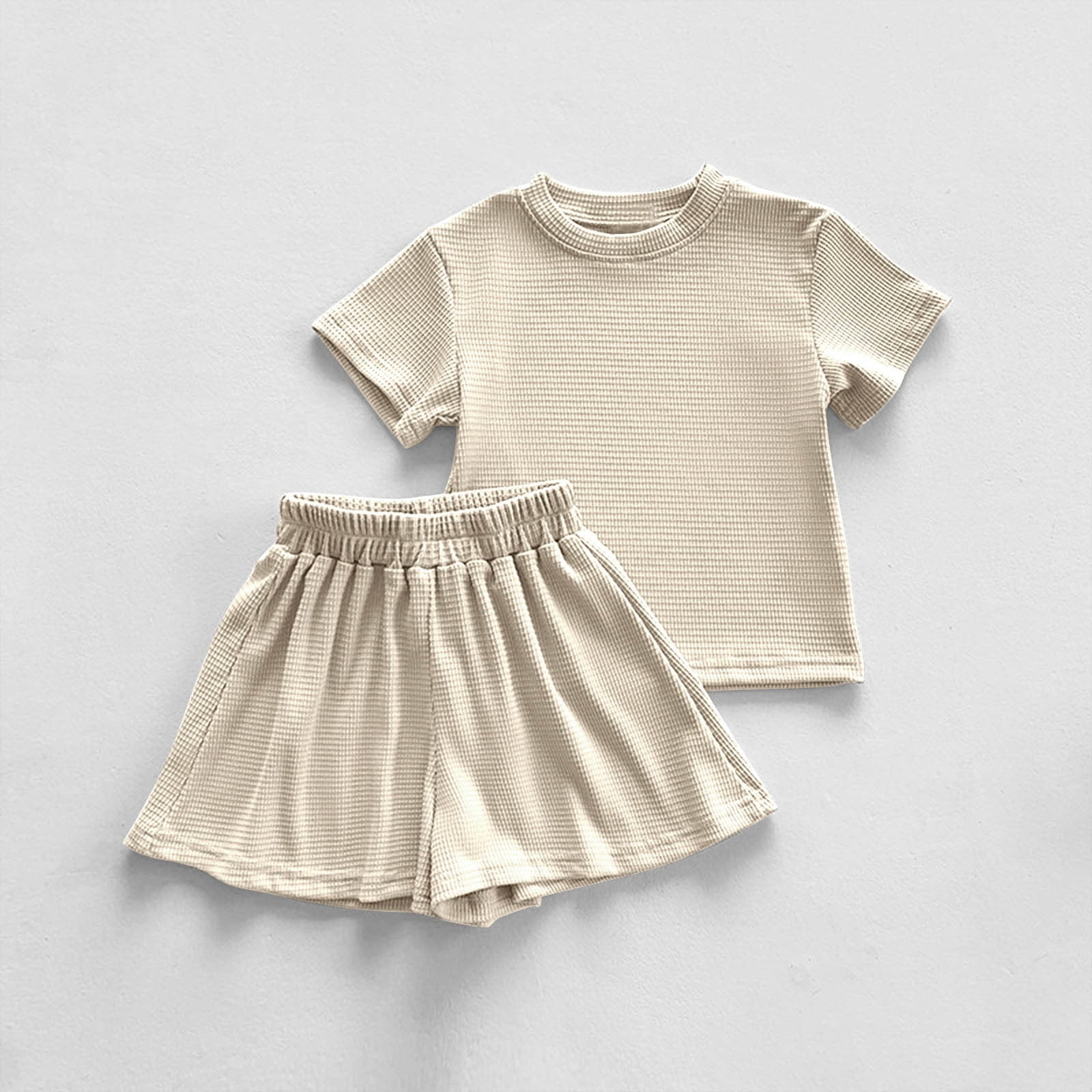 ATOGUTA Size 1-10 Years Girls Summer Outfits Kids Short Sleeve T-Shirts ...