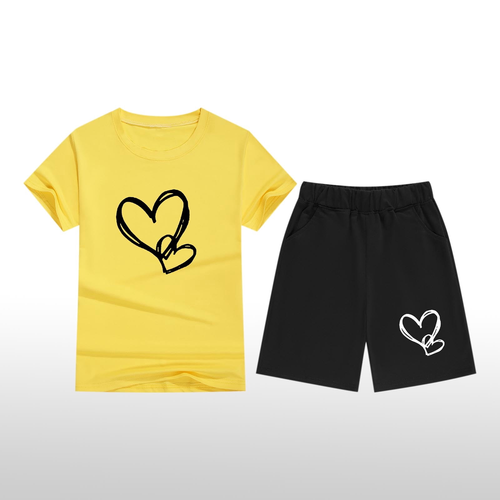 ATOGUTA Size 2-13 Years Casual Summer Outfit Set for Boys Kids 2 Pieces ...