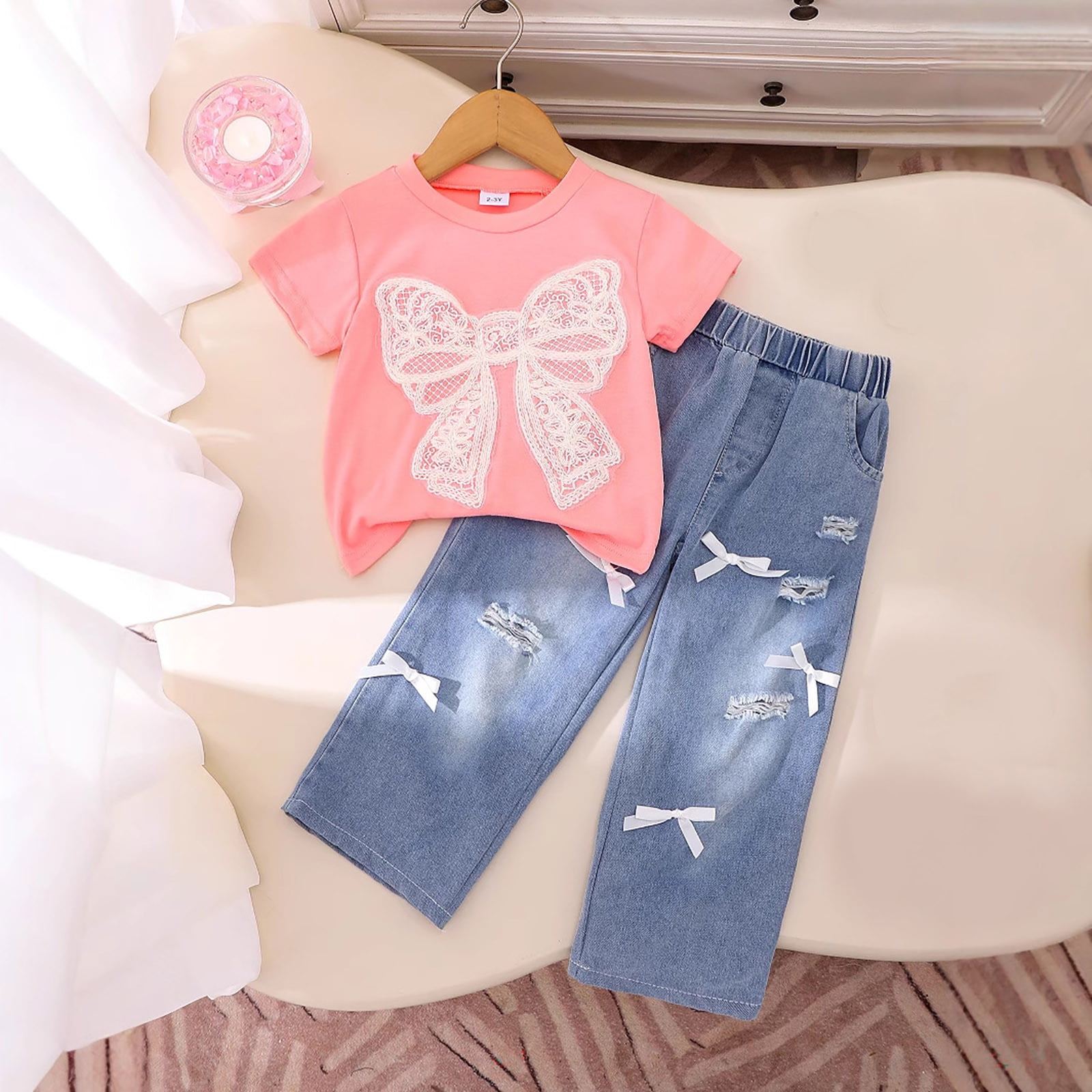ATOGUTA Size 2-8 Years Little Girl Summer Clothes Kids Fashion Short ...