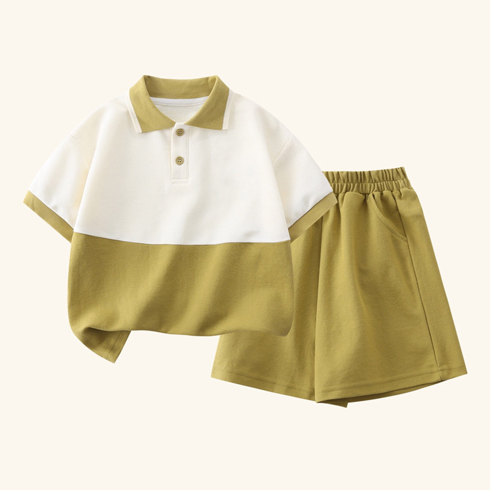 ATOGUTA Size 3-14 Years Boys Short And Tshirt Set 2 Piece Short Sleeve ...