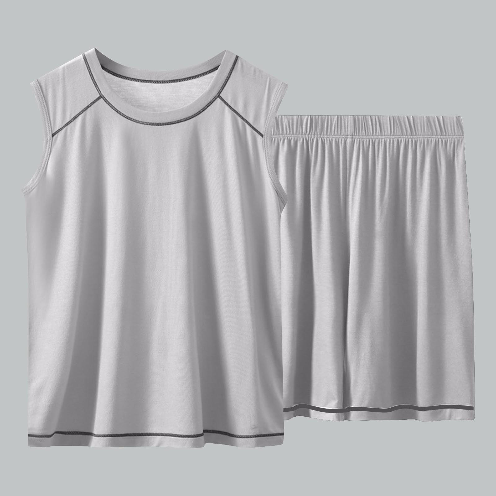 ATOGUTA Size 3-16 Years Kids' Clothing Set Summer Sleeveless PJ Set Kid ...