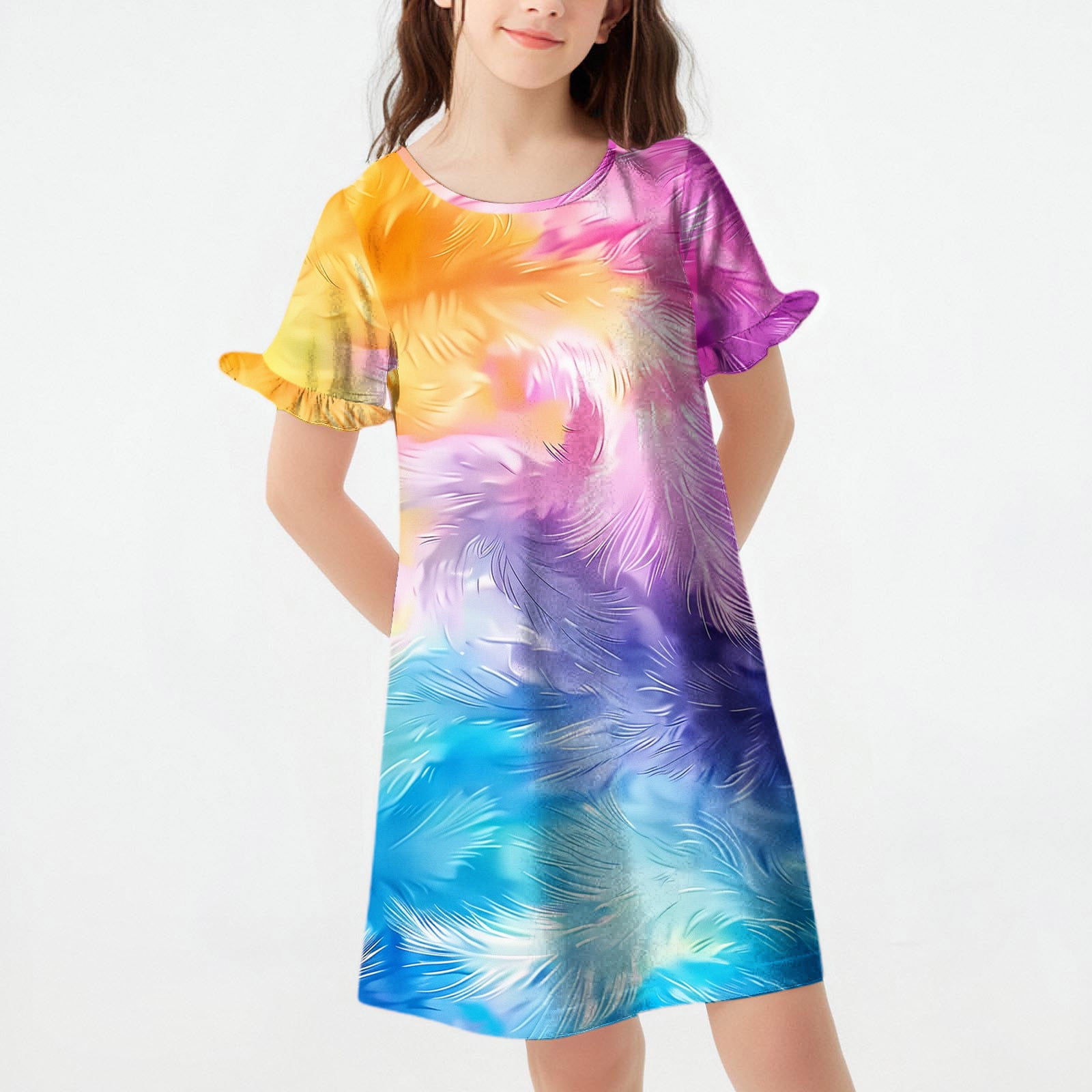 ATOGUTA Size 3T-12 Girls Nightgowns Clothes Girls Pajamas Sleepwear ...