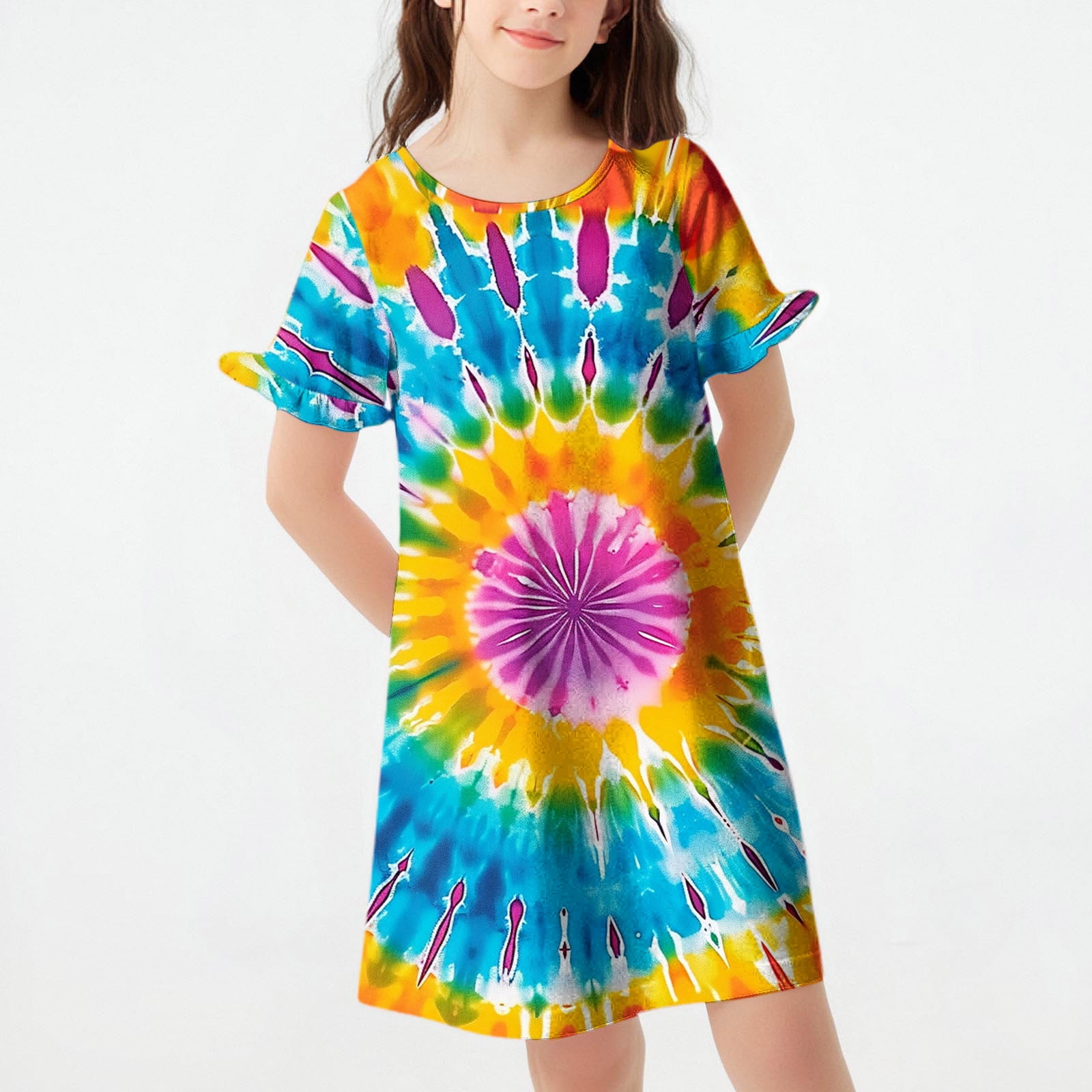 ATOGUTA Size 3T-12 Girls Nightgowns Summer Princess Pajamas Night Dress ...