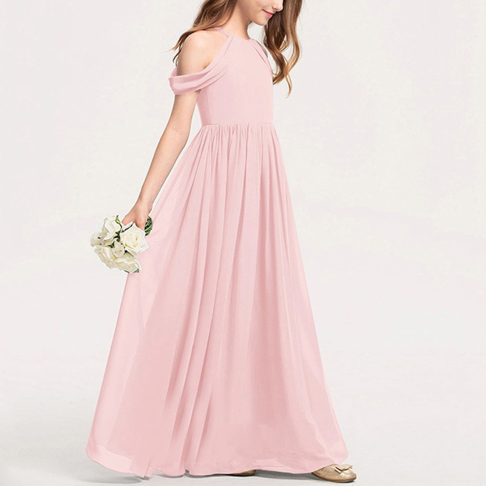 ATOGUTA Size 3T-15 Girls Summer Dresses A-Line Flower Girl Flowy ...