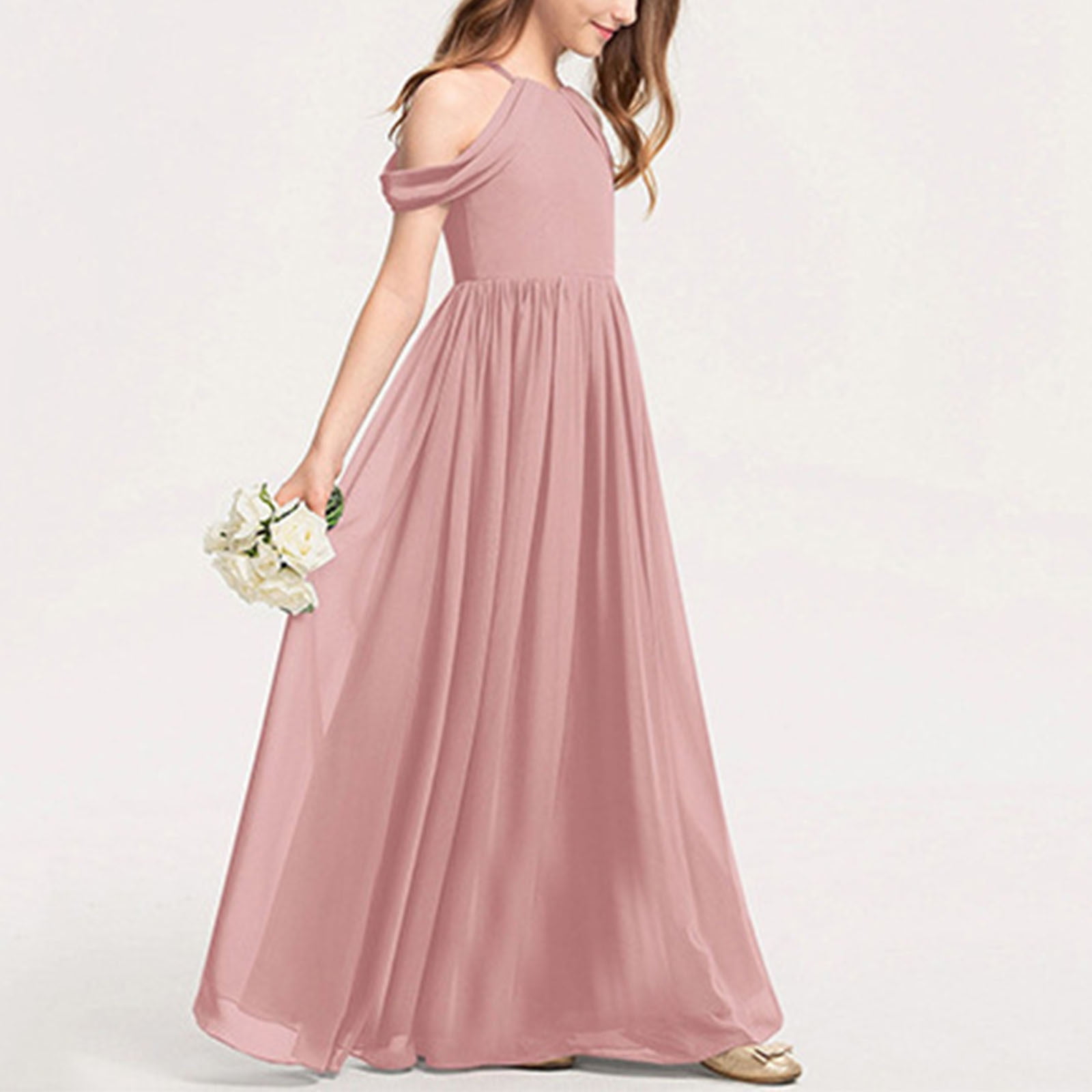 ATOGUTA Size 3T-15 Princess Dress for Girls A-Line Flower Girl Flowy ...