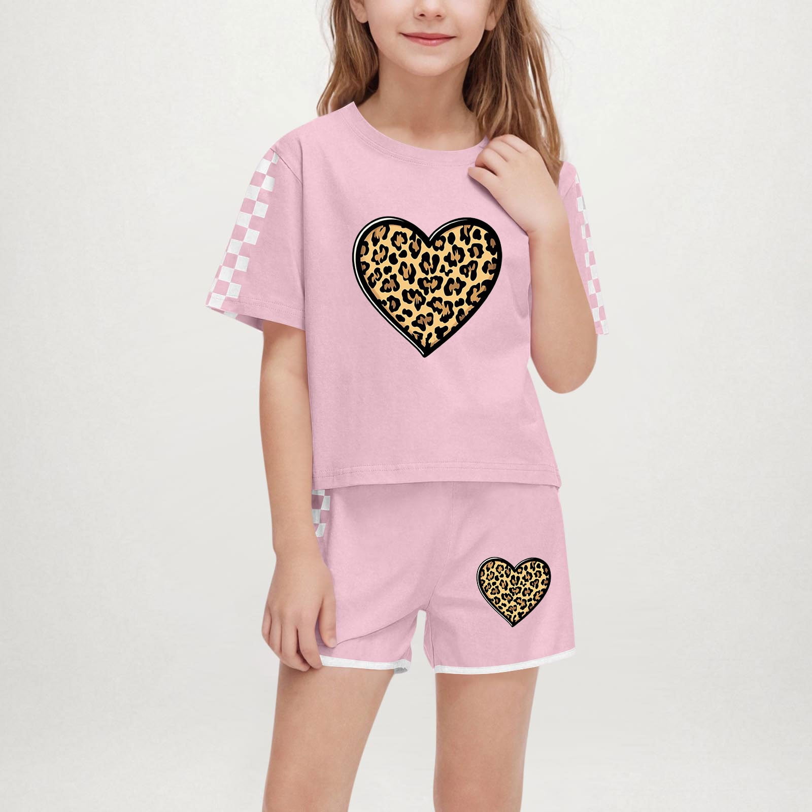ATOGUTA Size 5-14 Years Teen Girls Clothes Kids Short Sleeve T-Shirts ...