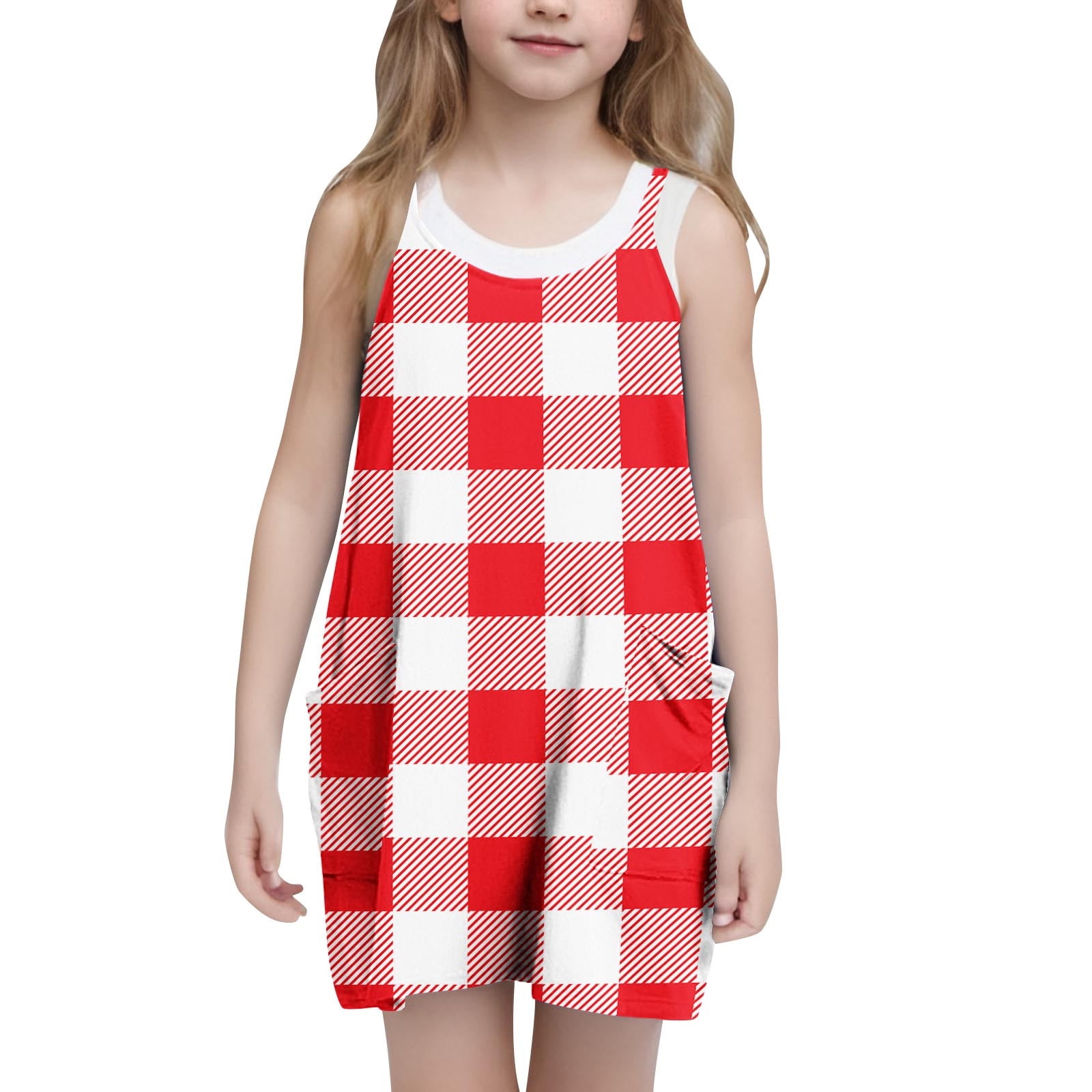 ATOGUTA Size 5T-14 Pageant Dresses for Girls Casual Summer Straps ...