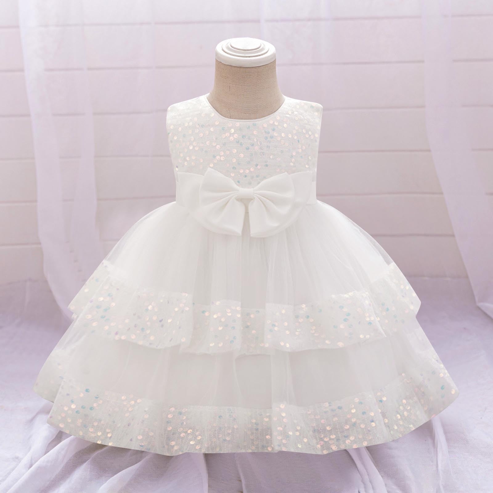 ATOGUTA Size 6M-3T Dress for Girls Tulle Dress A Line Wedding Pageant ...
