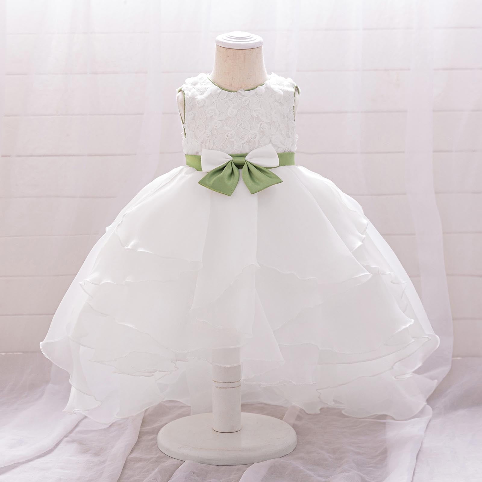 ATOGUTA Size 6M-3T Girls Special Occasion Dress Kids Tulle Wedding ...