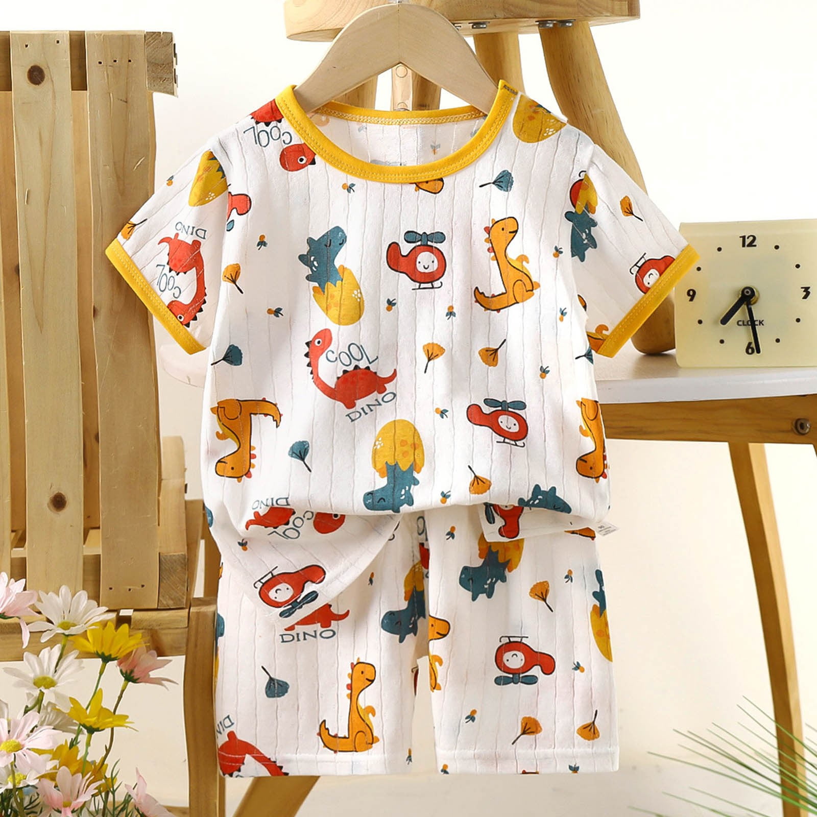 ATOGUTA Size 6M-9 Years Boys 2PCS Short Sleeve Clothes Outfit Kids 2 ...