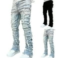 ATOGUTA Skinny Jeans for Boys Skinny Ripped Destroyed Distressed Slim ...