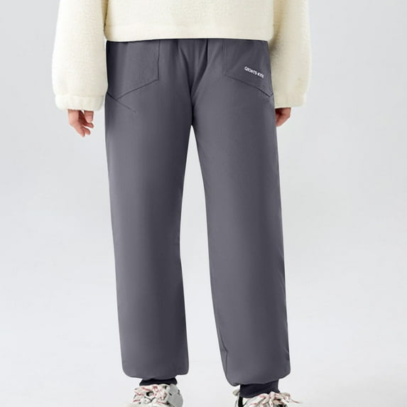 ATOGUTA Snow Pants Ski Pants Kids Fleece Girls Active Joggers Soft ...