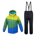 ATOGUTA Snow Suit for Kids 2-Piece Waterproof Hooded Puffer Jacket ...
