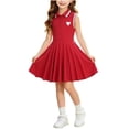 ATOGUTA Summer Dresses For Girls A Line Birthday Dress Ruffle Tank ...