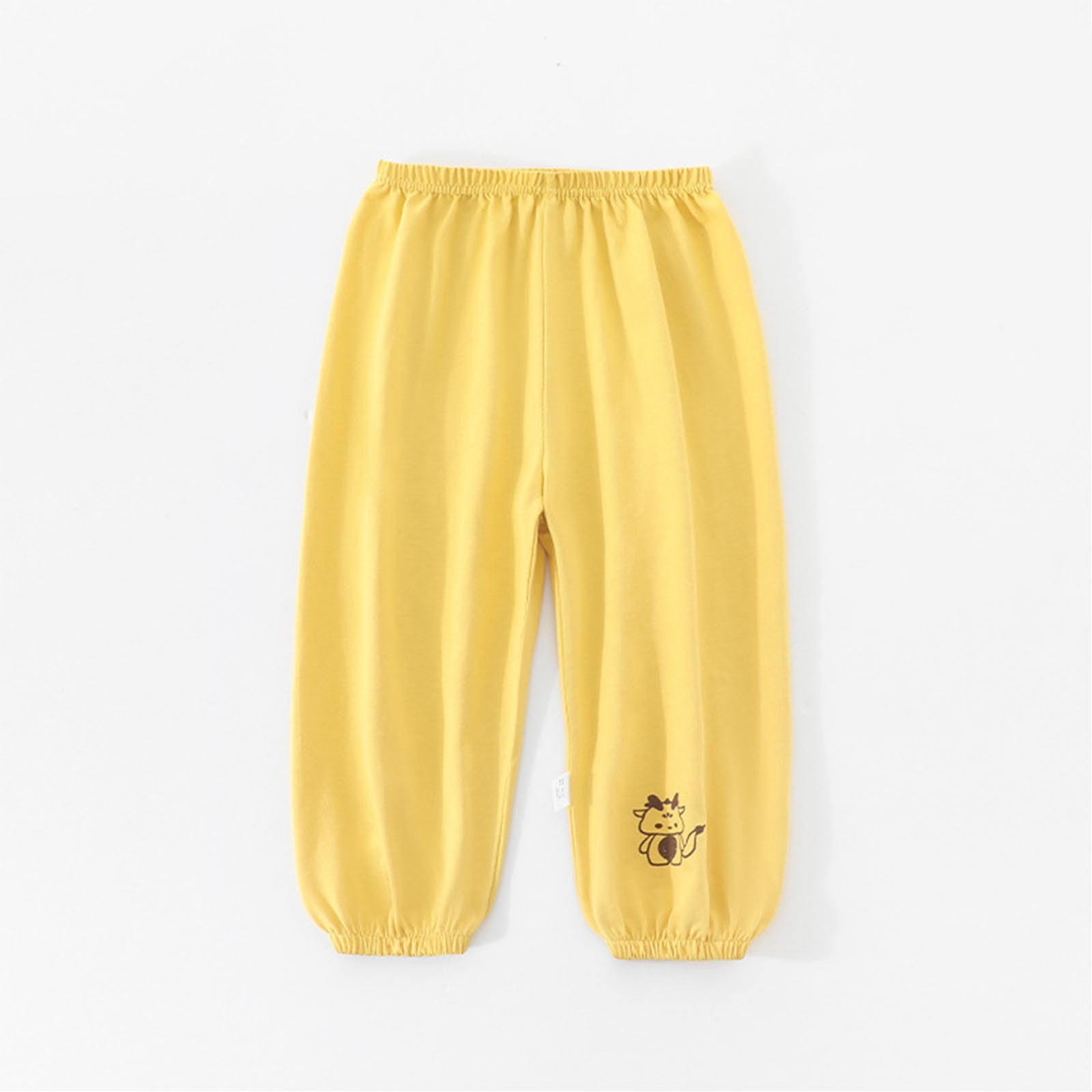 ATOGUTA Summer Pants for Girls Child Trousers Big Kids Elastic Waist ...