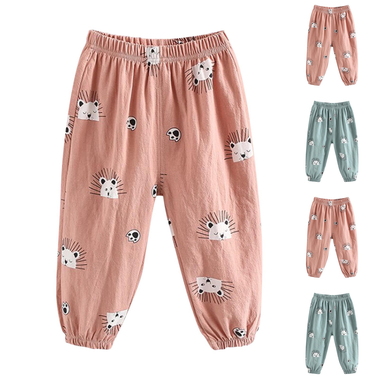 ATOGUTA Sweat Pants for Girls Size 2T-7 Kids Casual Sweat Pants Elastic ...