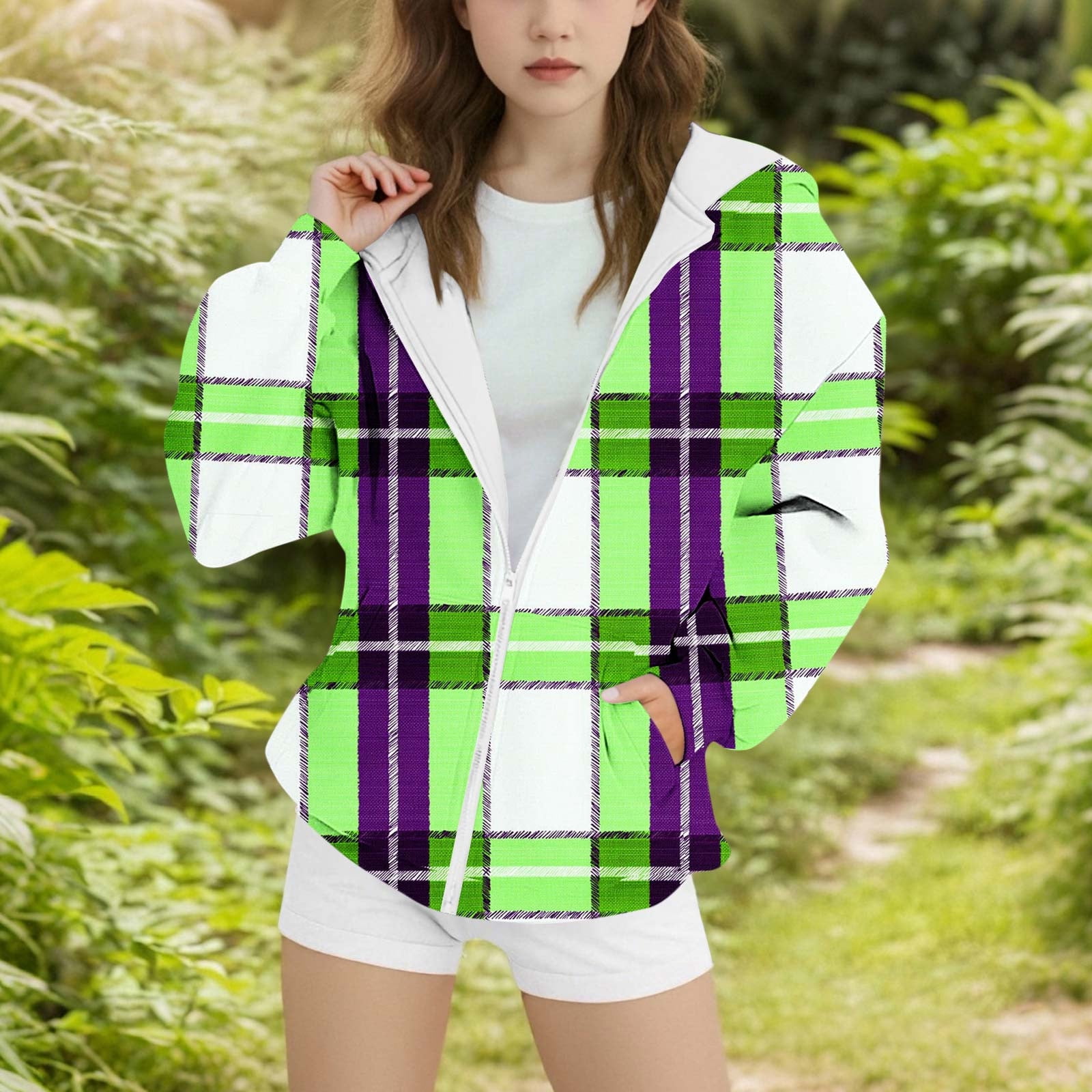 ATOGUTA Sweatshirt Girls Kids Zip Up Hoodie Fleece Fall Winter Jackets ...