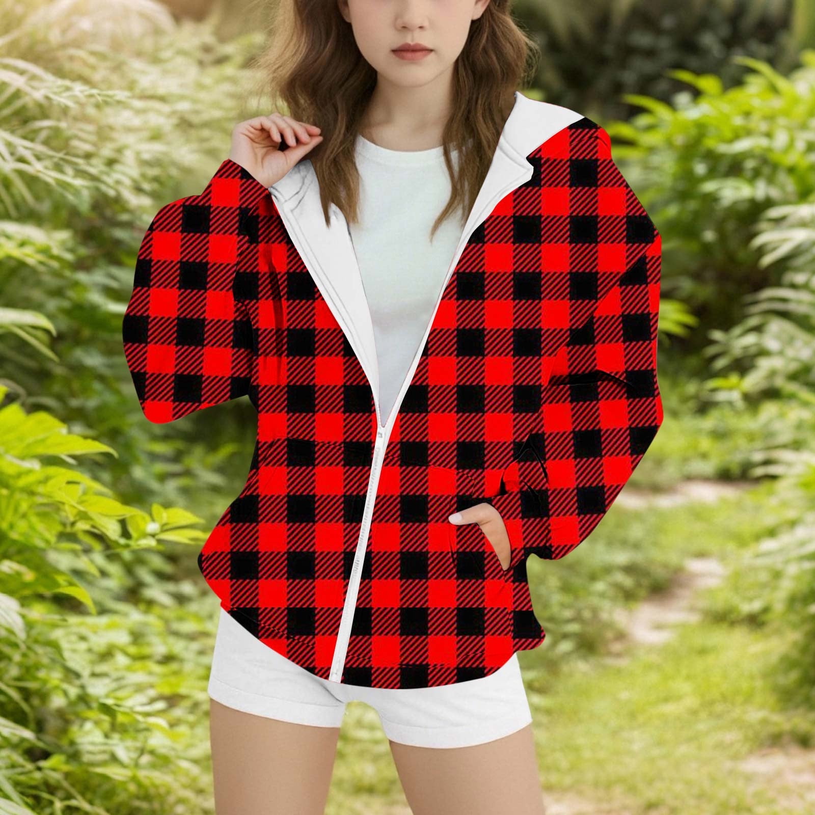 ATOGUTA Sweatshirt Girls Teen Kids Zip Up Hoodie Fleece Fall Winter ...