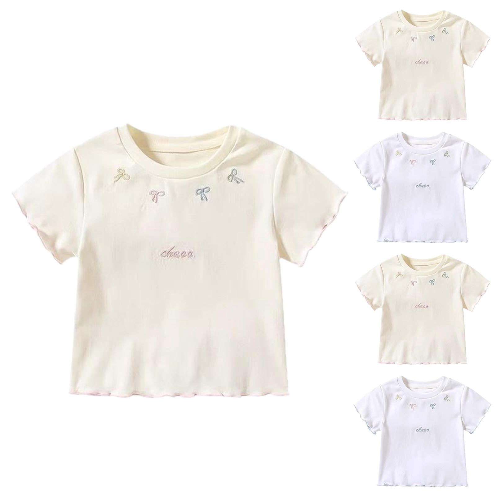 ATOGUTA T Shirts for Teens Girls Kids Casual Crewneck Short Sleeve ...