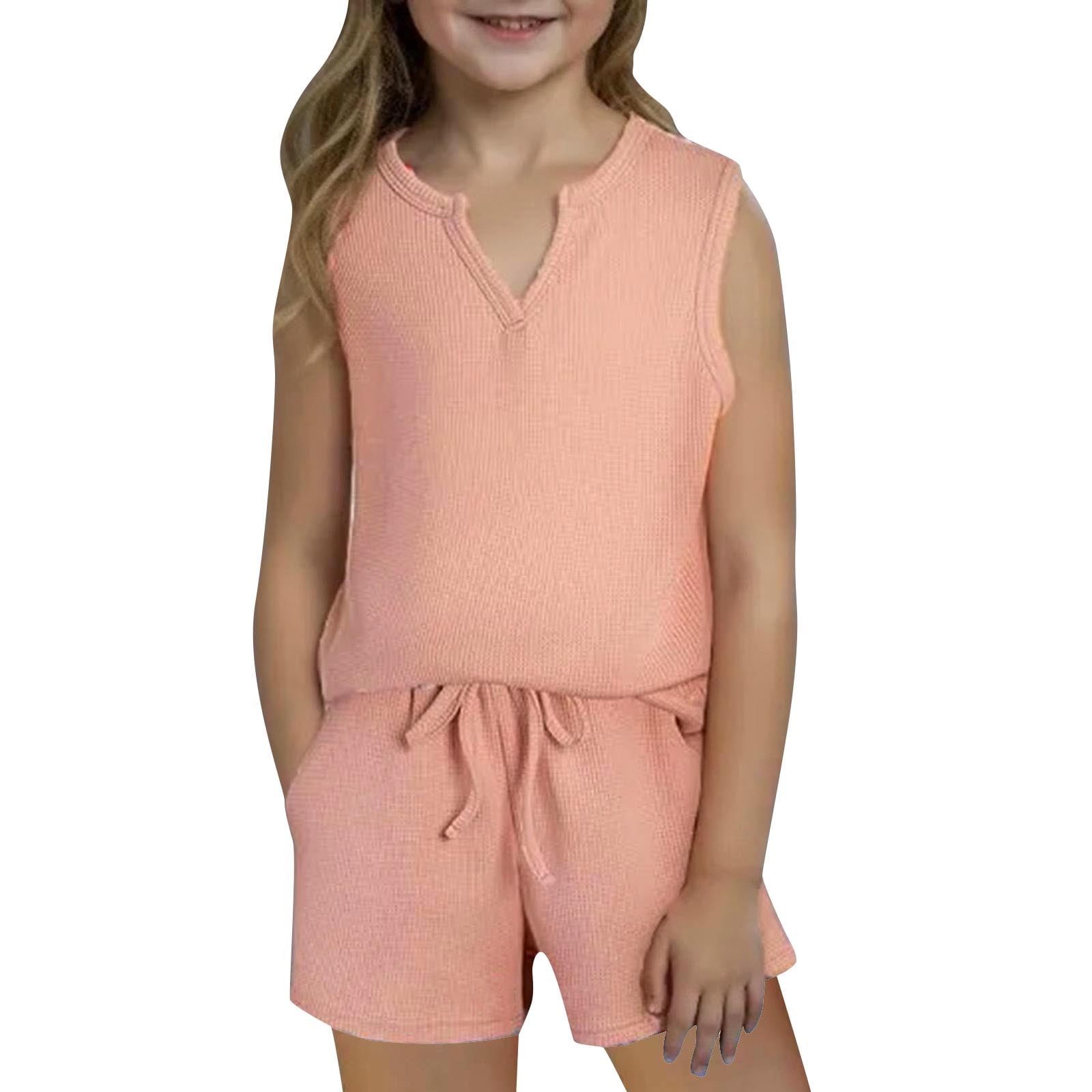 ATOGUTA Teen Girl Summer Clothes 5T-14 Short Sleeve T Shirt and ...