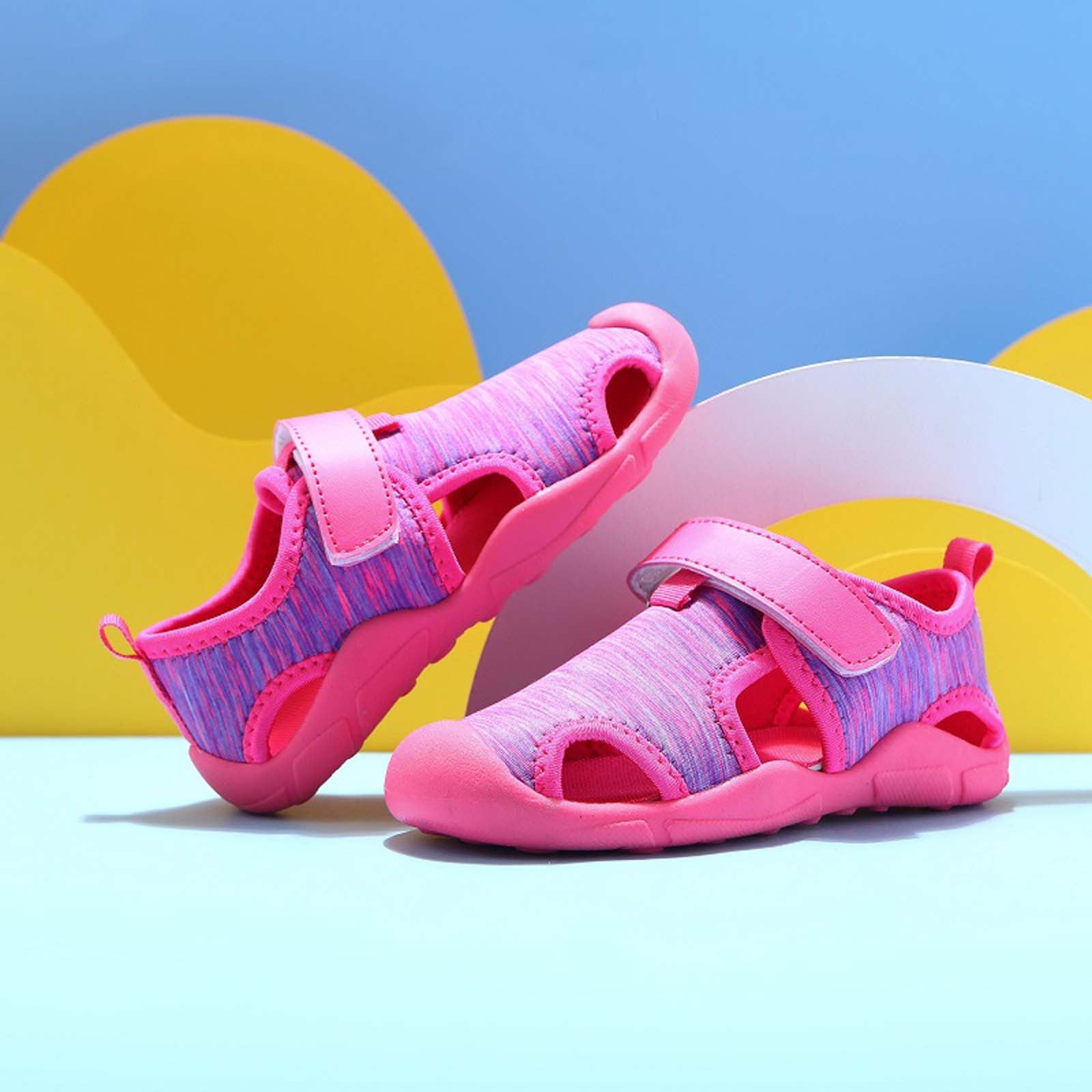 ATOGUTA Toddler Girl Sandals Water Shoes Kids Swim Beach Sandals ...