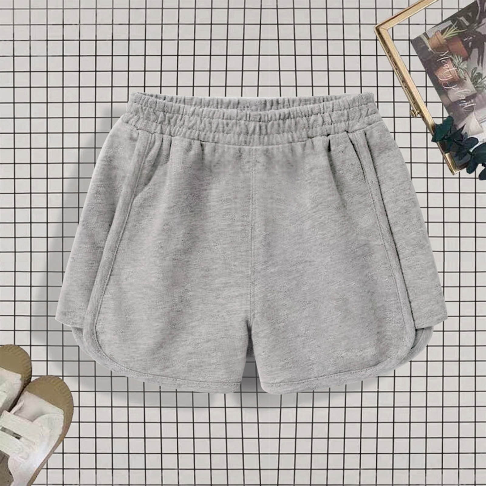 ATOGUTA Toddler Girls Shorts High Waisted Running Shorts Soccer Gym ...