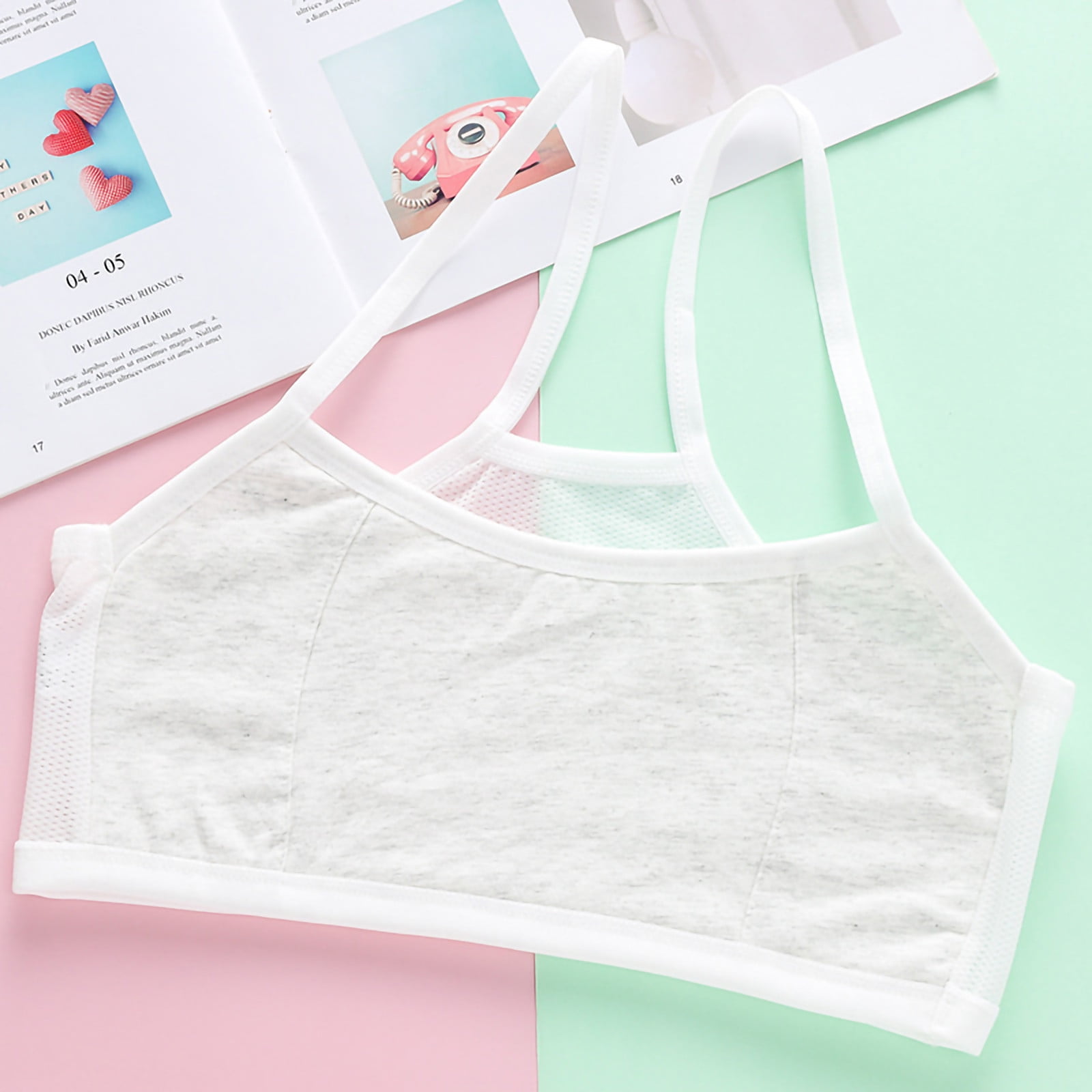 ATOGUTA Training Bras for Girls 7-9,Girls Training Bra Spaghetti Strap ...