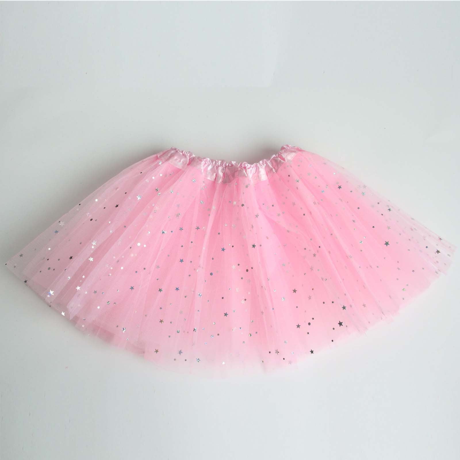 ATOGUTA Tutus for Girls 3 Layer Party Dance Outfit Sequins Princess ...