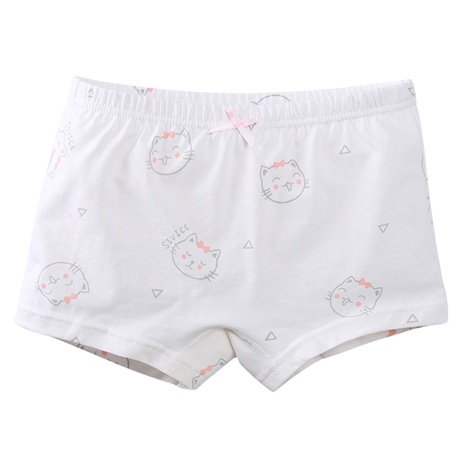 ATOGUTA Underwear for Girls 3T-10 Female Thin Printing Cotton Four ...