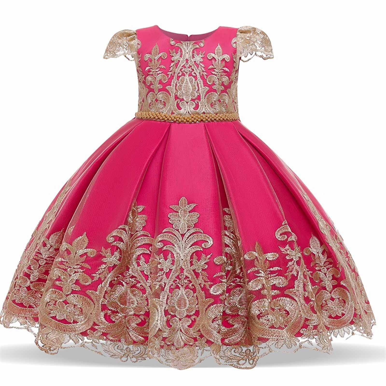 ATOGUTA Uniform Dresses for Girls Red Renaissance Dress Kids Medieval ...