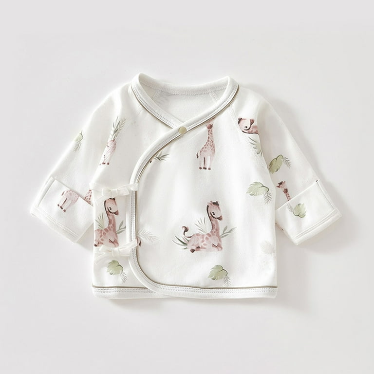 Newborn Side Snap Shirts Buy Baby Set Of 4 Long Sleeve Side Snap