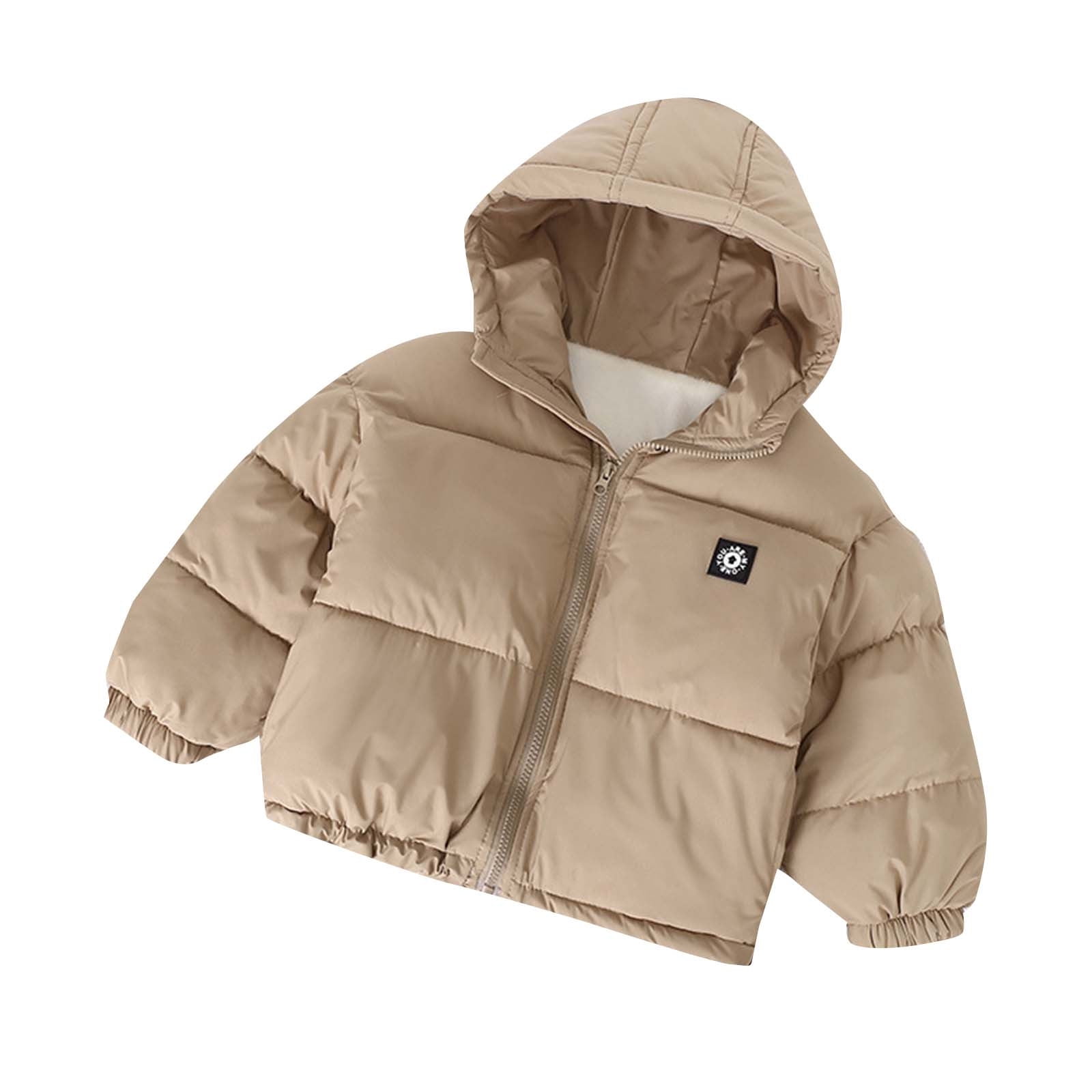 ATOGUTA girls Warm Winter Coat Lightweight Hooded Down Jackets Kids ...