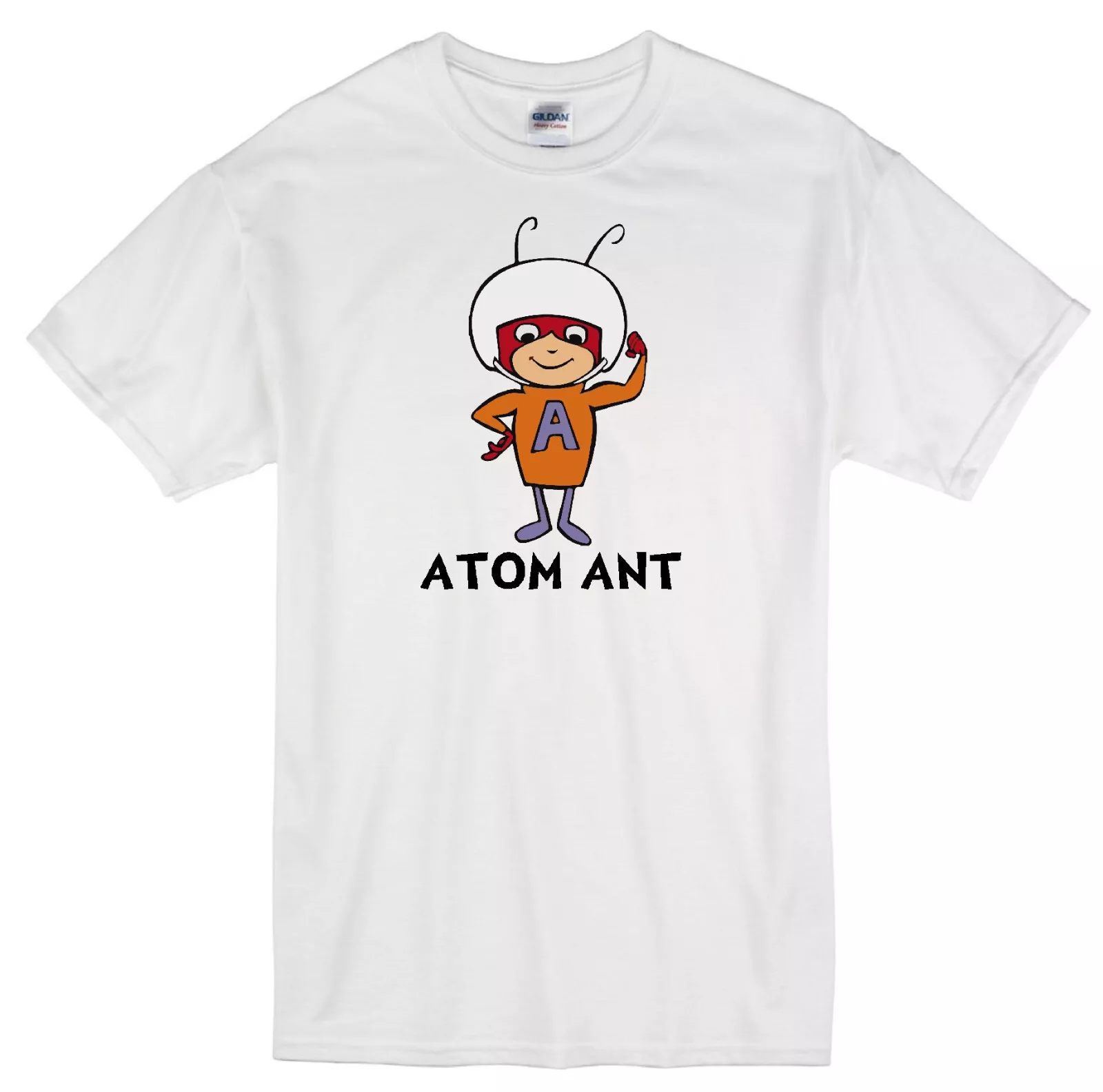 ATOM ANT CARTOON SUPERHERO ANIMATION SECRET SQUIRREL TV T-SHIRT ...
