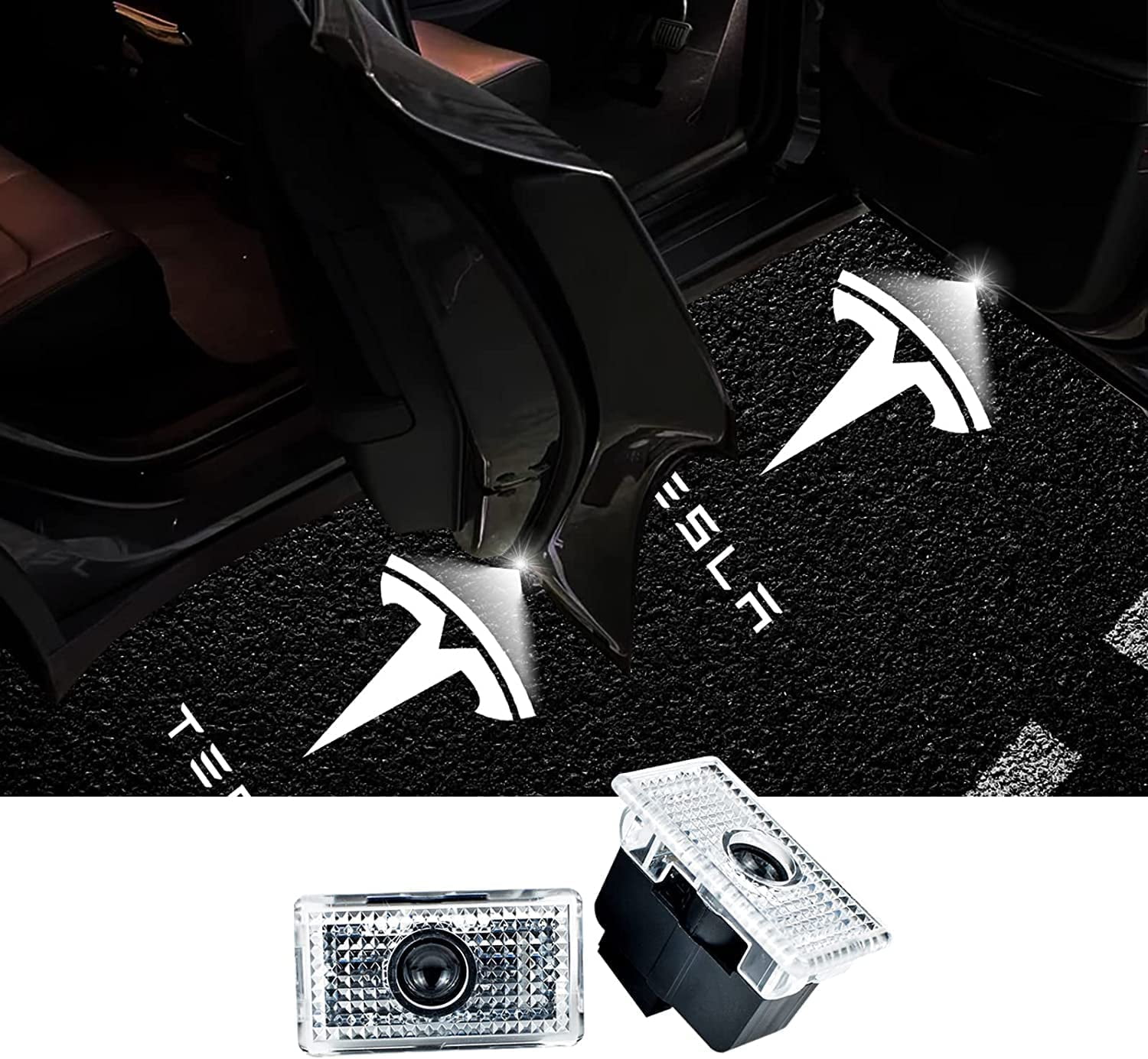 Atom Tesla LED Interior Lights Kit fits Tesla Model 3, S, Y, X Car Door ...