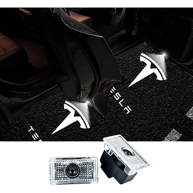 ATOM Tesla Model Car Door Led Logo Projector Puddle Led Laser Welcome ...