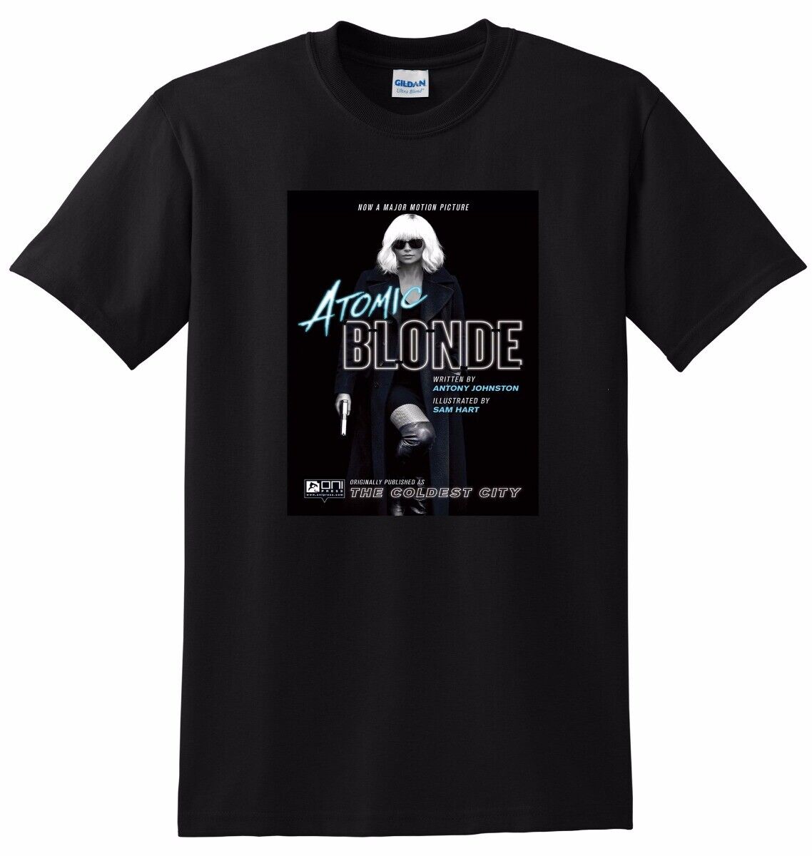 ATOMIC BLONDE T SHIRT poster tee SMALL MEDIUM LARGE or XL - Walmart.com