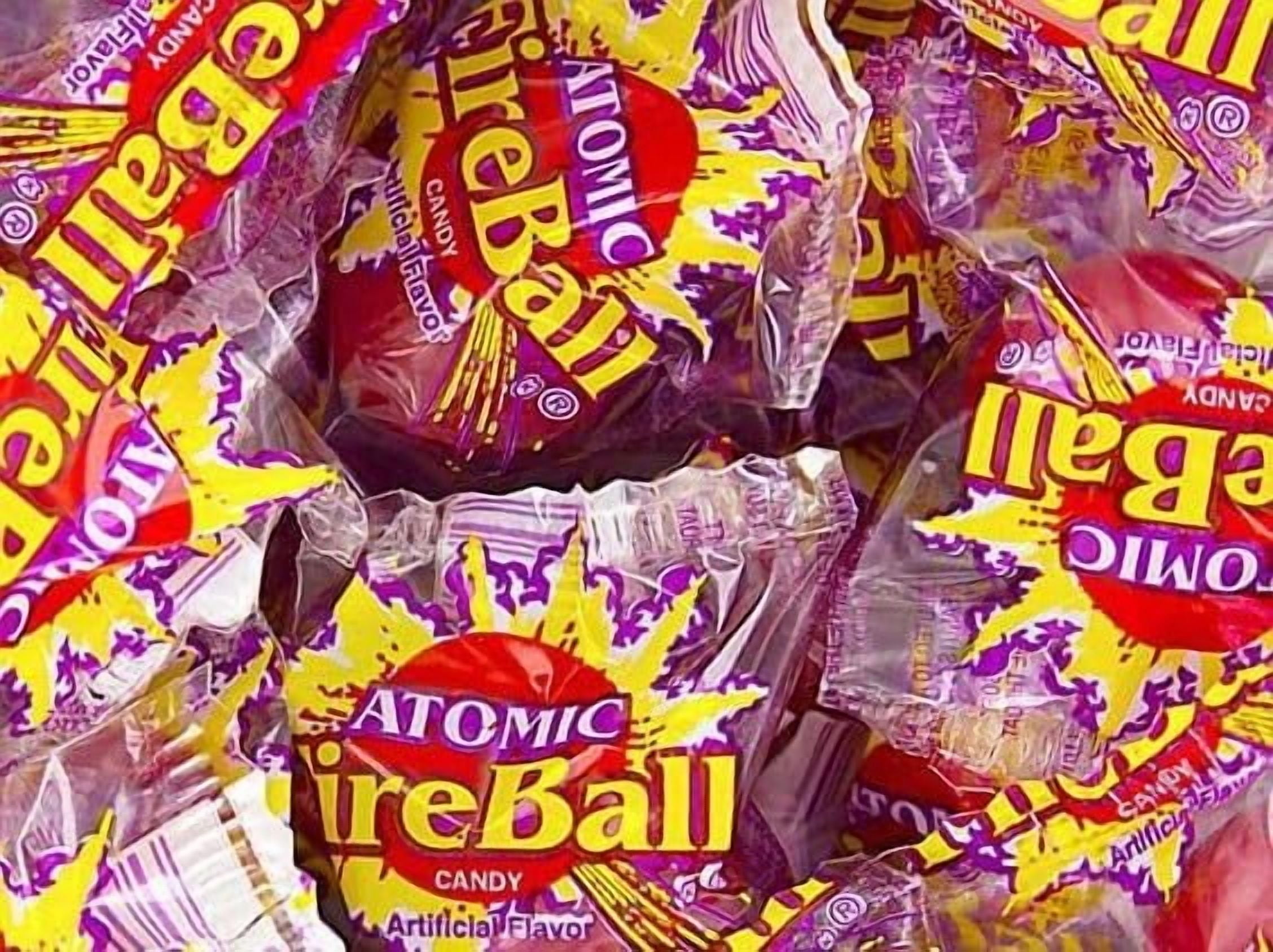 ATOMIC FireBall Candy Jawbreakers, BCF26 Individually Wrapped, Hot, 1 ...
