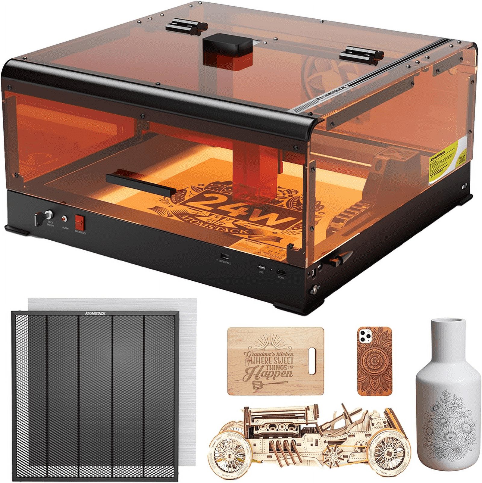 ATOMSTACK A24 Ultra 24W All-in-one Kit(Basic), with La/ser Engraver ...