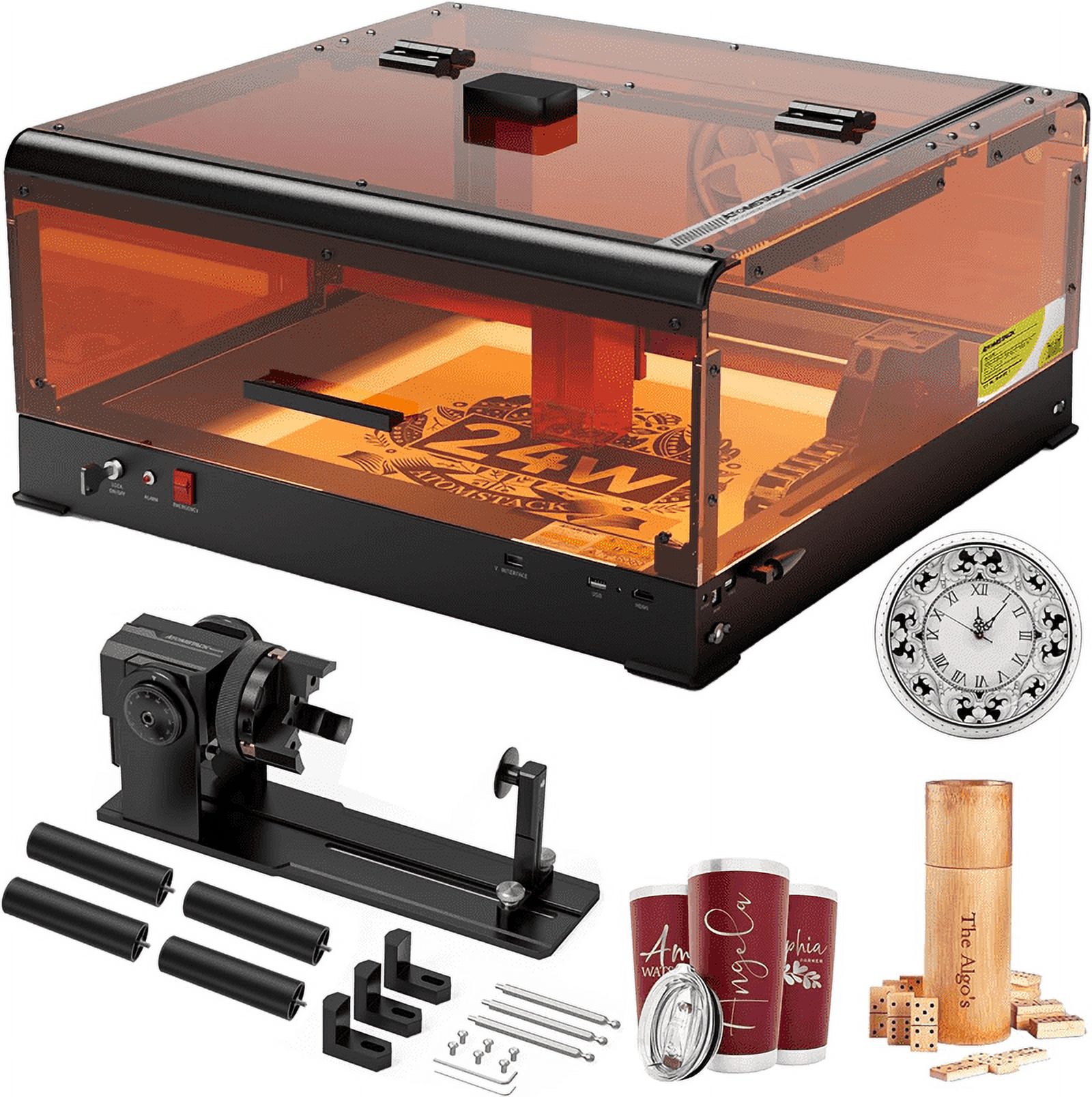ATOMSTACK A24 Ultra La/ser Engraver With R1 V2 la/ser Rotary Chuck, 24W ...