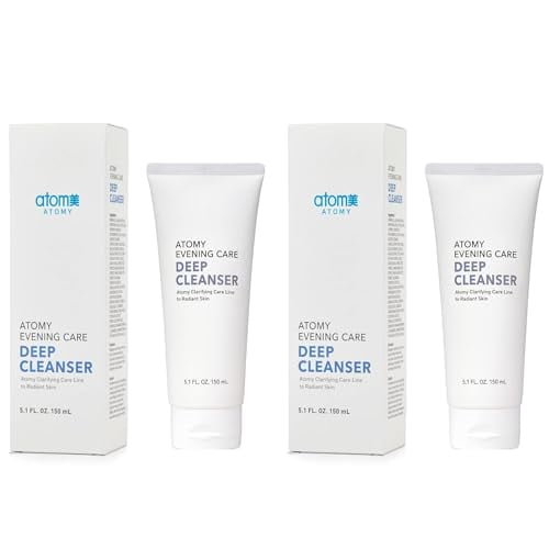ATOMY Evening Care Deep Cleanser - 150ml x 2 pack, Facial Foam, Face ...
