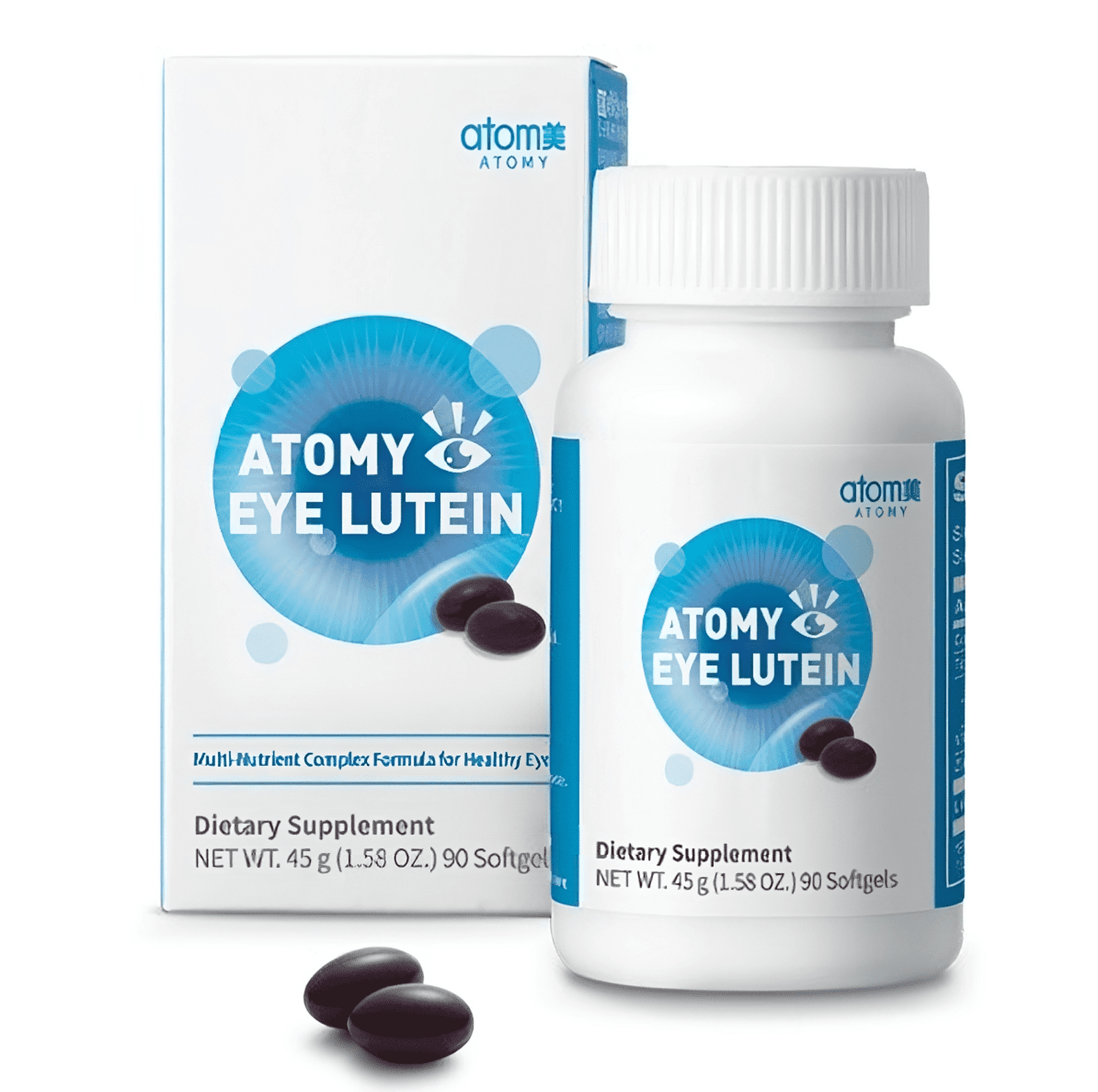 Atomy Eye Lutein Vision Care Supplements, Antioxidants, 45g (500mg x 90 ...
