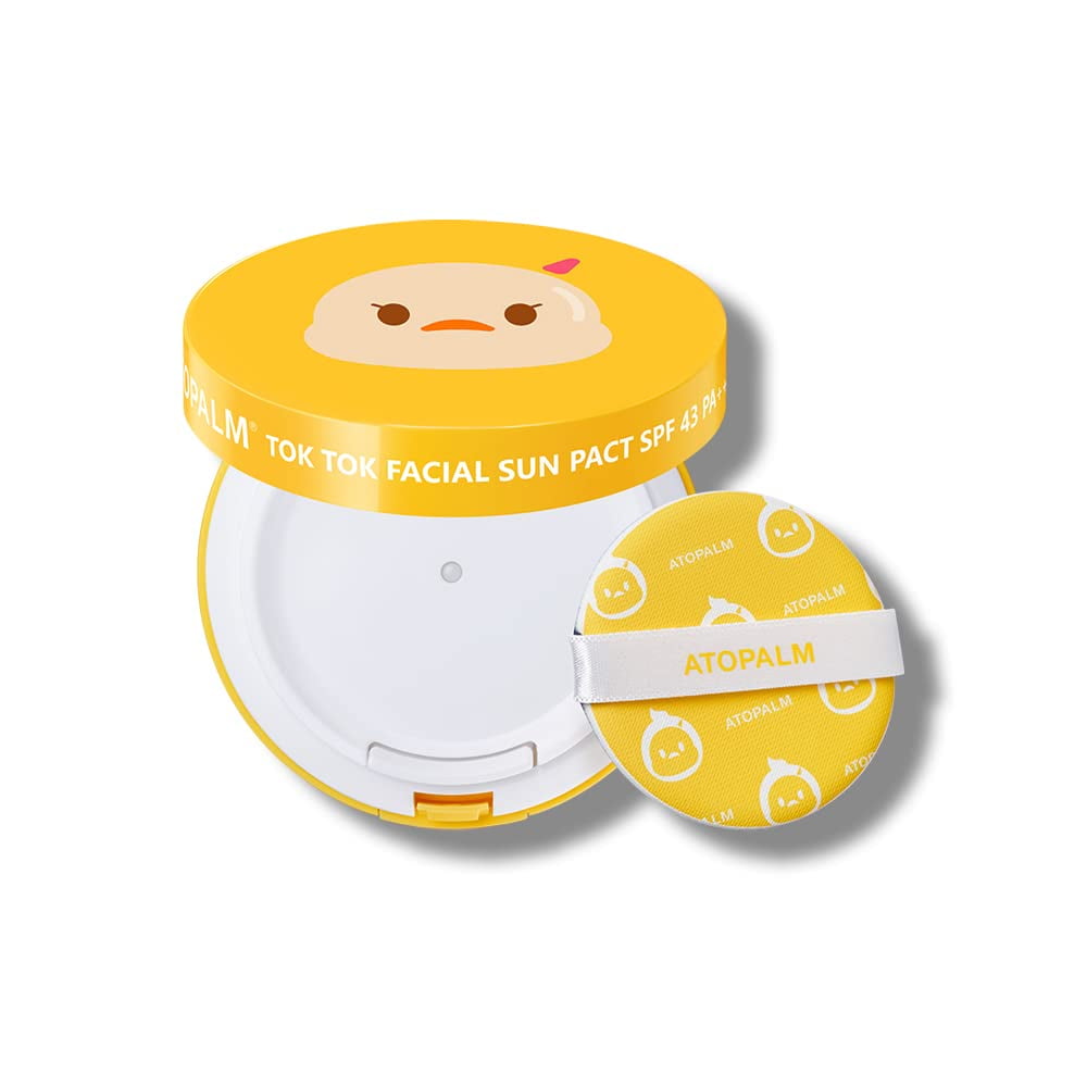ATOPALM | Tok Tok Facial Sun Pact | Sun Cushion Sunscreen Korean | For ...