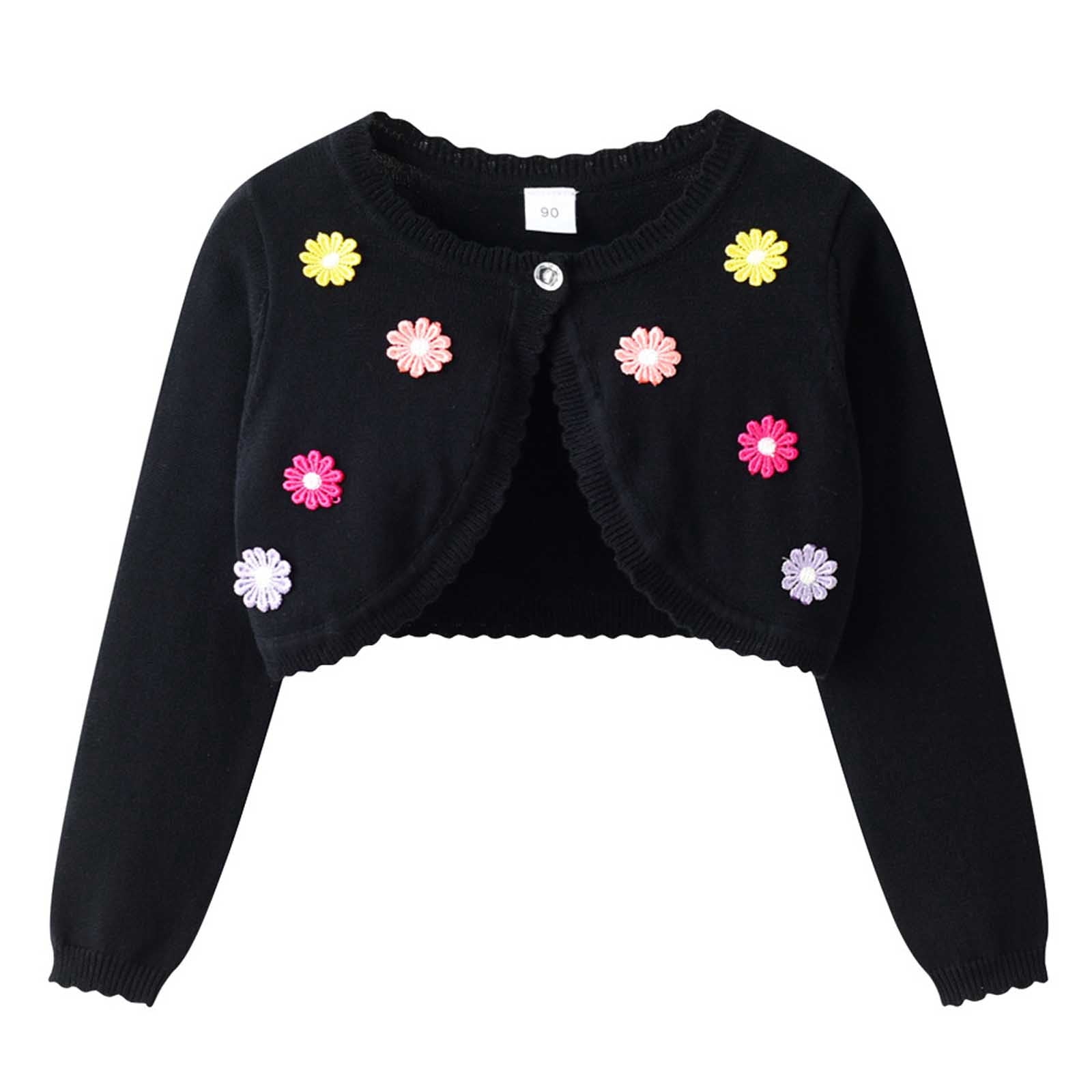 ATORRE Girls Cardigan Sweater 2026 Fall Toddler Kids Cute Floral Long ...